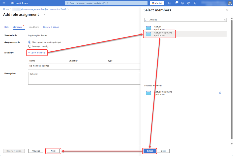 Configure WUfB Log Analytics Permissions